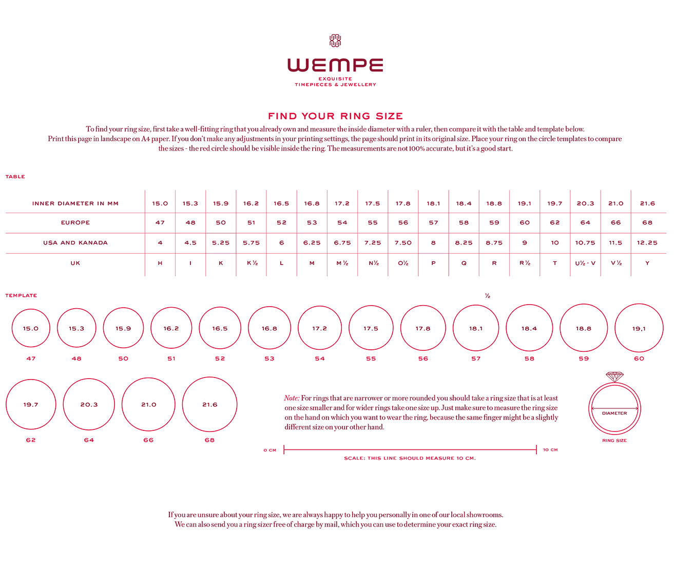 Finding the Right Ring Size | Wempe Jewelers